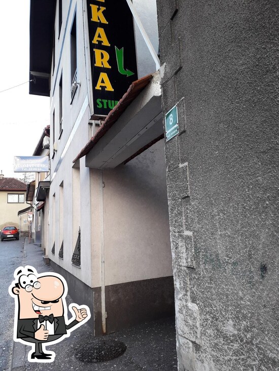 Menu at Pekara Student, Sarajevo