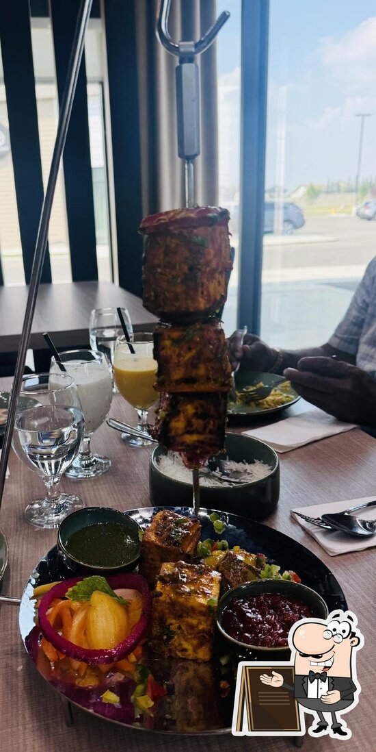 Menu at Junoon Lounge restaurant, Edmonton