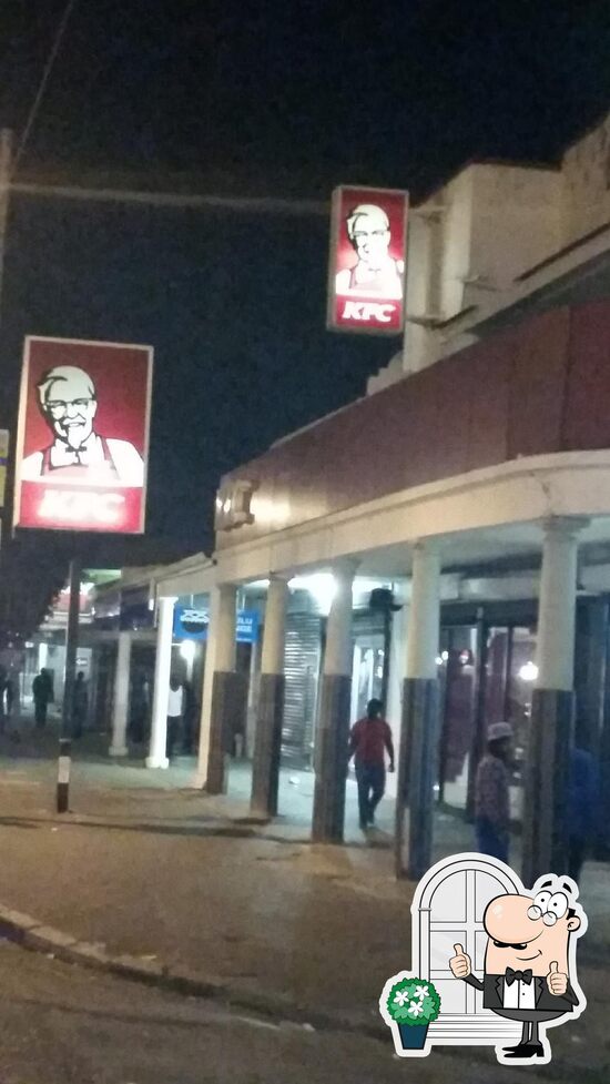 Menu at KFC Malvern restaurant, Johannesburg, 546 Jules St