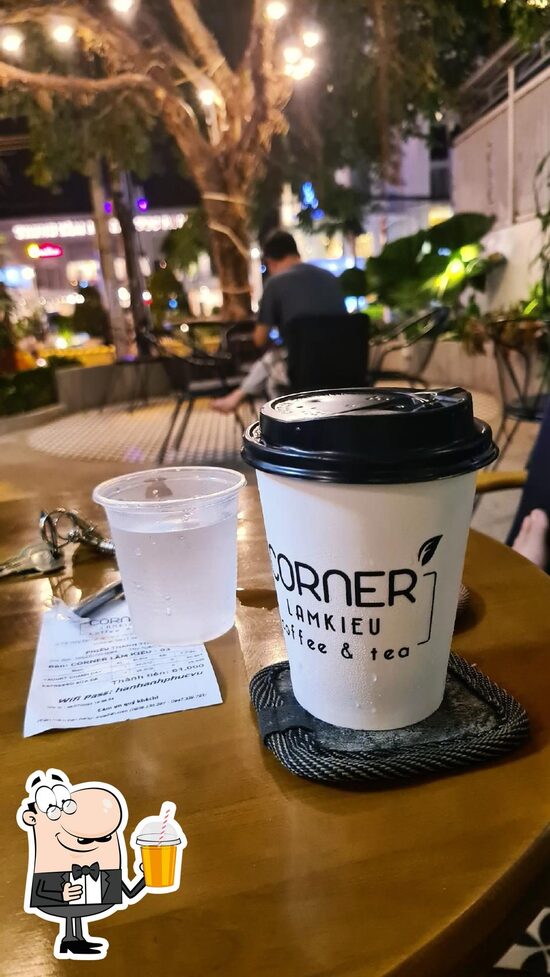 Menu at Lâm Kiều Corner coffee cafe, Phan Thiet