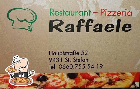 Speisekarte von Restaurant- Pizzeria Raffaele, Wolfsberg