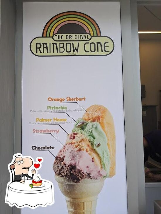 Carta del restaurante The Original Rainbow Cone, Chicago, 600 E Grand Ave