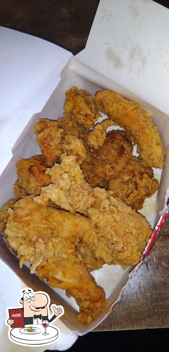 Menu at KFC, Kota