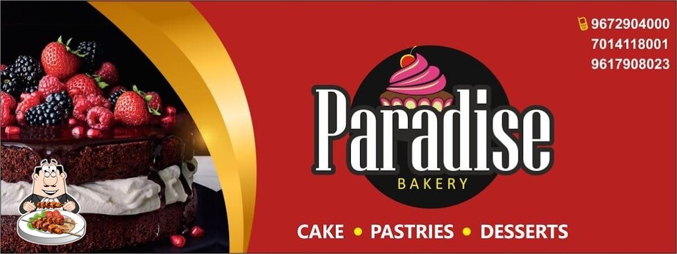 Menu at Paradise Bakery, Pali