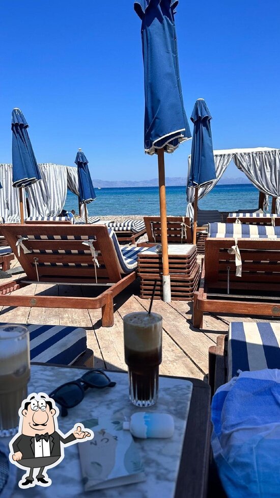 Menu at NOR Beach House Project, Rhodes