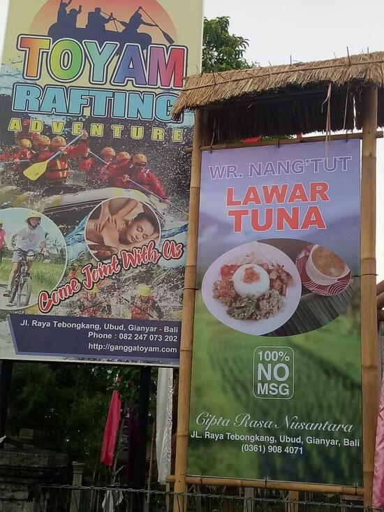 Menu at WR. NANG'TUT (Cipta Rasa Nusantara) restaurant, Sayan
