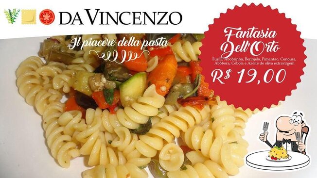 Menu at Da Vincenzo Restaurante, Florianópolis