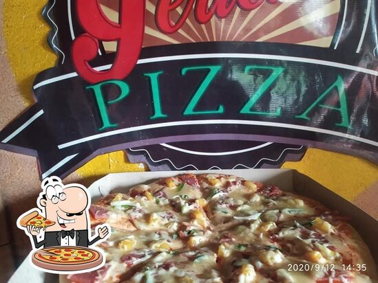 Carta de pizzería Jericho Pizza, Valenzuela, que grande ugong