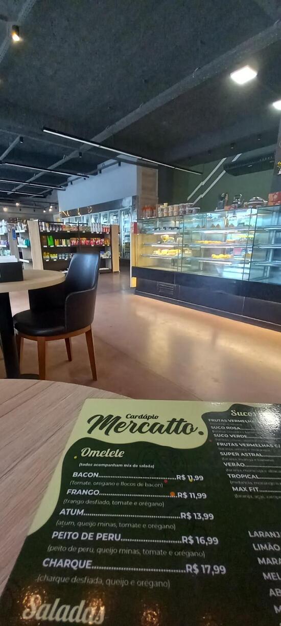 Menu at Mercatto 670, Aracaju