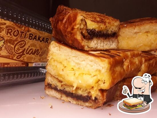 Menu at Roti Bakar GIAN restaurant, Semarang