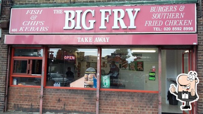 Menu at Big Fry restaurant, Dagenham, 466 Lodge Ave