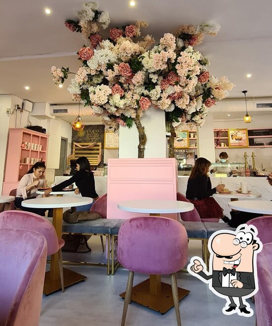 Menu at Coco Mocca cafeteria, Madrid
