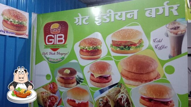 Menu at GIB Great Indian Burger Fast Food, Latur