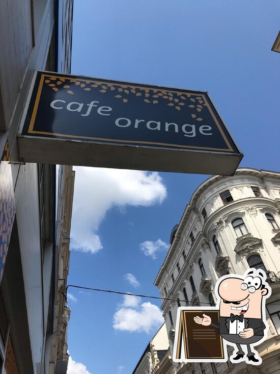 Menu at Cafe Orange, Vienna, Argentinierstraße 22