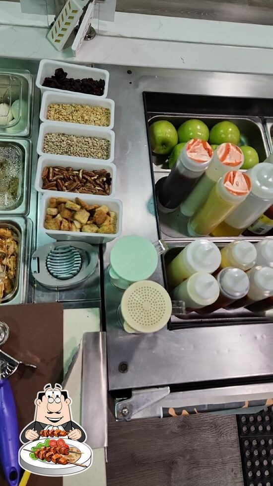 Menu at Fresh health bar, Orlando