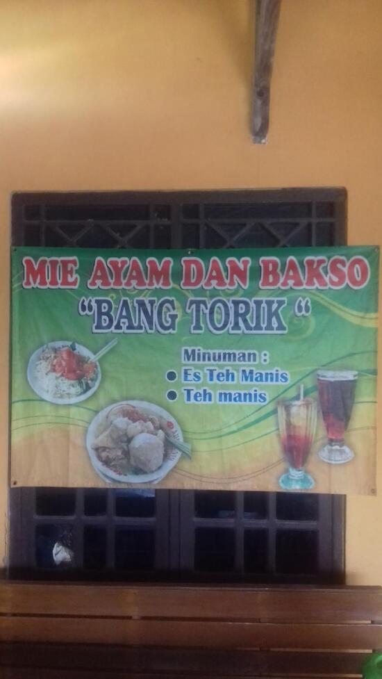 Menu at Mie Ayam & Bakso Pak Torik cafe, Brebes