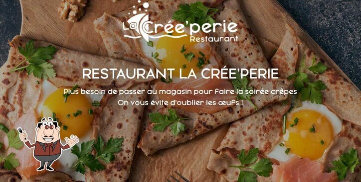 Menu au La Crée´perie restaurant, Raon-l'Étape