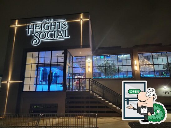 Menu at The Heights Social pub & bar, Houston