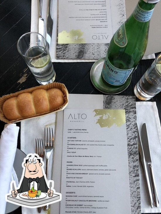 Menu at Alto restaurant, Hong Kong, 31/F