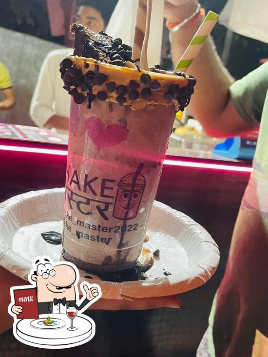 Menu at Shake master, New Delhi