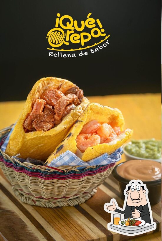 Carta del restaurante Qué arepa, rellena del sabor, Revere