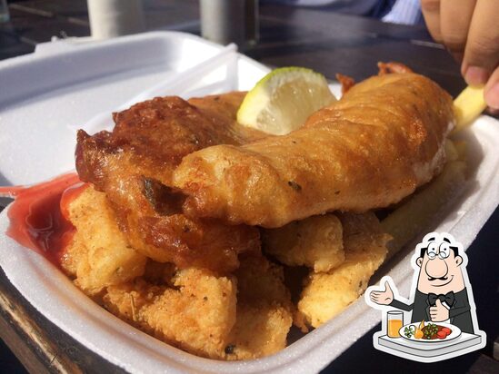 Speisekarte von london bus fish and chips company restaurant, Mossel Bay