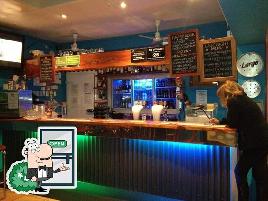 Menu at Salty Bar, Paihia
