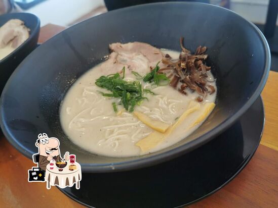 Menu at Burakku Bowl Ramen restaurant, Cebu City
