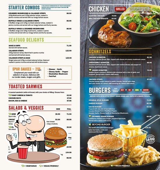 Mustang Spur Steak Ranch restaurant, Durban - Restaurant menu and reviews