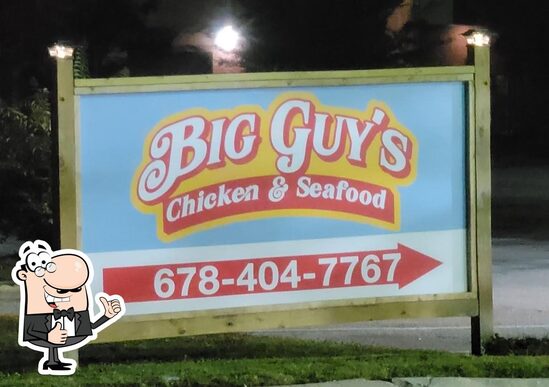 Menu at Big Guy's Chicken and Seafood restaurant, Loganville