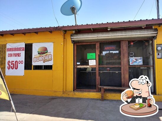 Carta del restaurante Danemi burguer, Ensenada