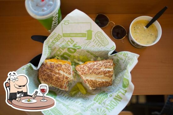Menu at Quiznos fast food, Dodge City