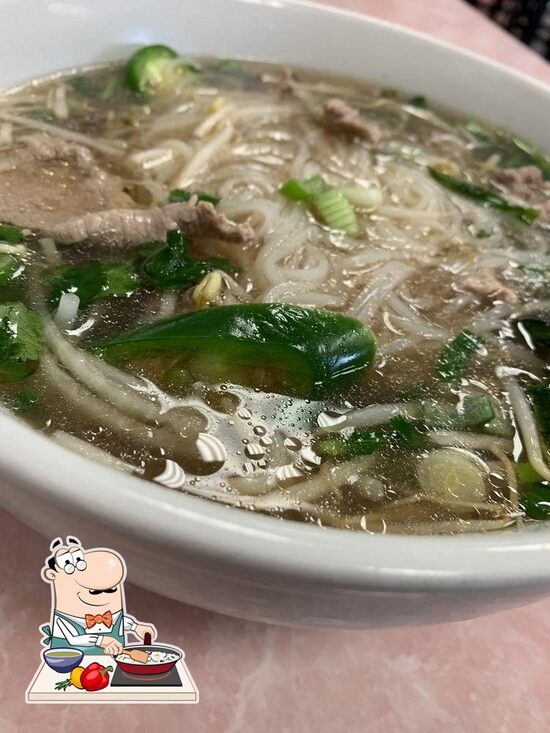 Menu at Pho Dat Vietnamese Cafe, Montgomery