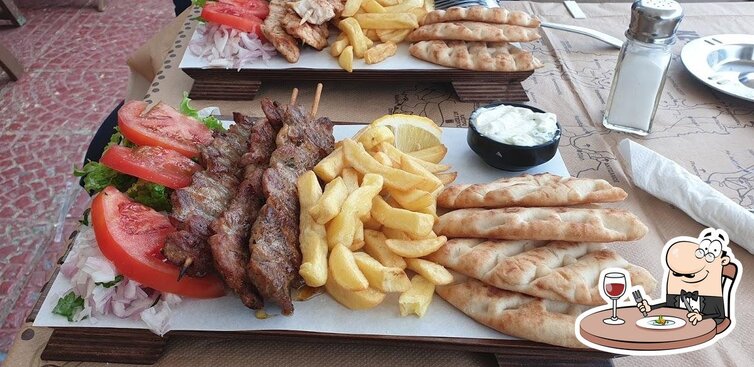Menu at Psitopolio Megas, Argostolion
