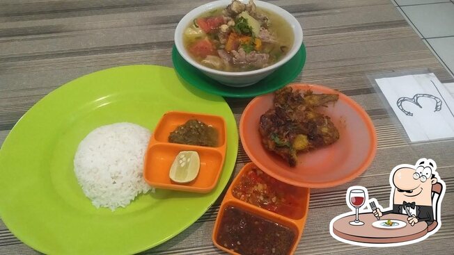 Menu at Mulia Ampera restaurant, Tanjung Balai