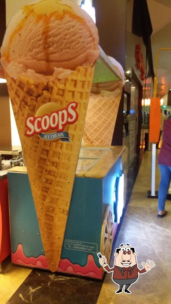 Menu at Scoops&havmor ice cream parlour, Ballari