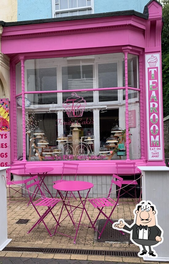 Menu at Trinity Cakes coffee house, Brixham