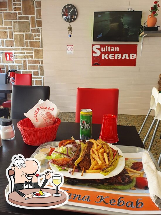 Menu at Sultan Kebab restaurant, Thaon-les-Vosges