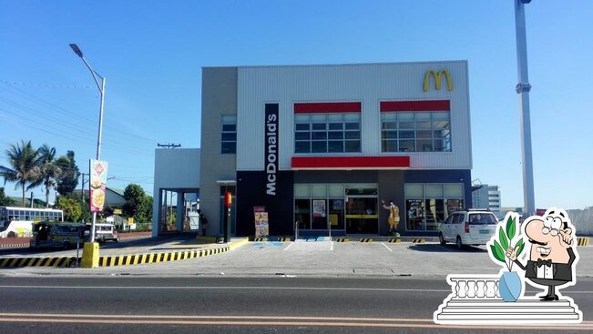 Menu at McDonald's restaurant, Naga, Roxas Ave