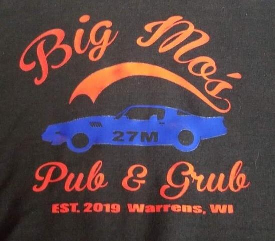 Menu at Big Mo's Pub and Grub, Warrens