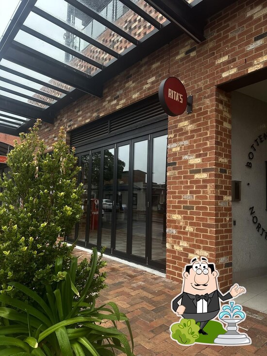 Menu at Rita's Bar and Restaurant, North Adelaide