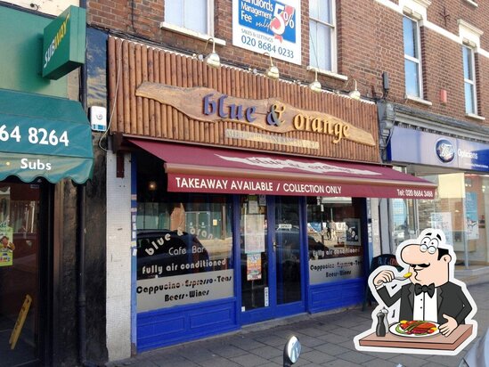 Menu at Blue & Orange Restaurant, Thornton Heath