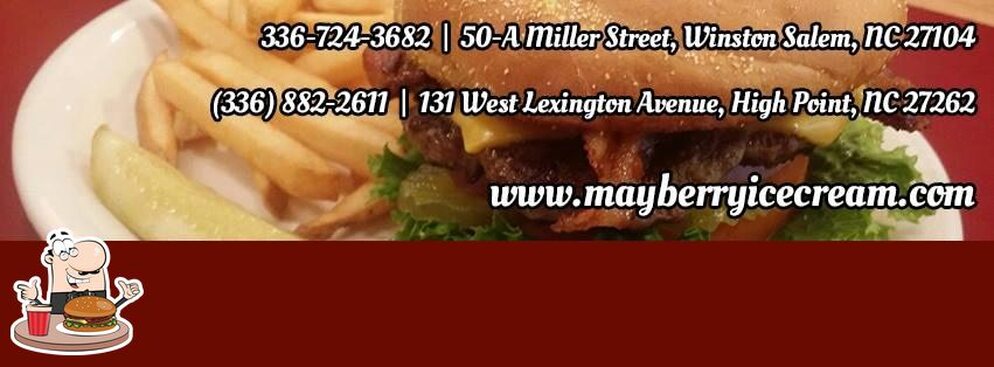 Mayberry Ice Cream Restaurants in Winston-Salem - Restaurant menu and ...