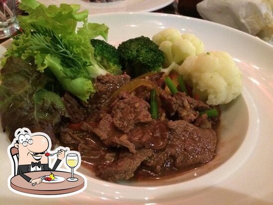 Menu at Blue Ox restaurant, Pai