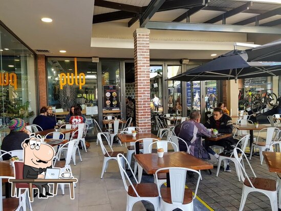 Carta del café Pulp Kitchen Willowbridge Shopping Centre, Ciudad del Cabo