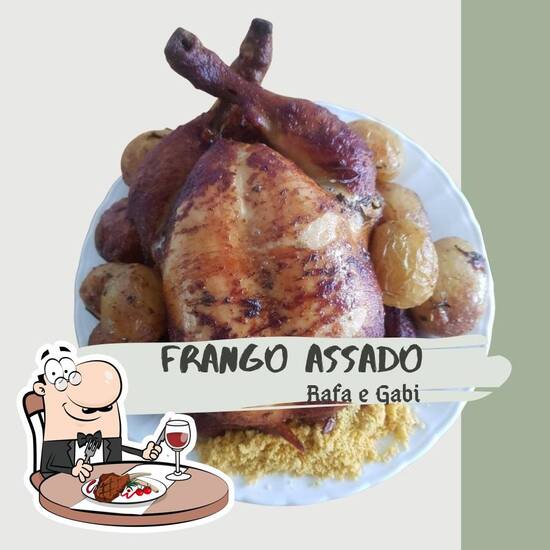 Menu at Frango assado Rafa e Gabi restaurant, Florianópolis