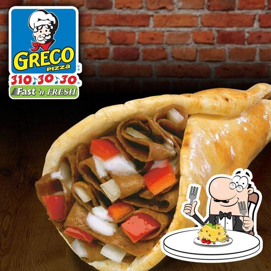 Menu at Greco Pizza, Woodstock pizzeria, Woodstock