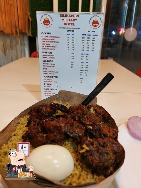 Simhapuri Military Hotel, Hyderabad - Restaurant menu and reviews