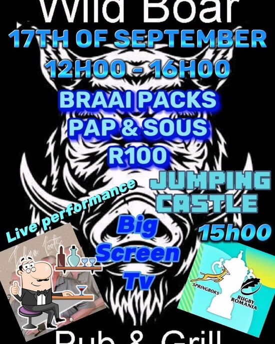 Wild Boar Pub &Grill, Potchefstroom - Speisekarte, Preise und Bewertungen