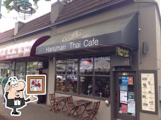 Menu at Hanuman Thai Cafe, Kirkland